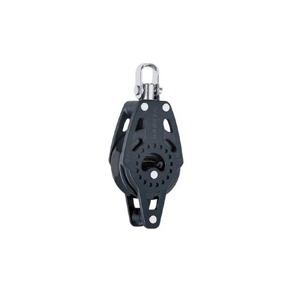 ■シーブ径：40φ■サイズ：102mm■重量：52g■シャックルサイズ：4φ■ロープ径：10φ■安全作業荷重：136Kg■最大破断荷重：454Kg