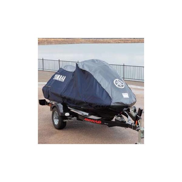 ■対応機種：YAMAHA●前後・左右の全方向にヤマハのロゴ入り●新色の新素材を採用●長期保管でも安心の深いかぶり形状で、ジェット噴出口も余裕でカバー●新案のベルトレイアウトで前後方向もしっかりと固定●フラップ付ベンチレーション構造を備え、蒸...