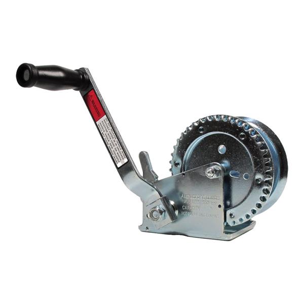 ■スチール製（亜鉛メッキ塗装）■牽引最大負荷約545kg■ドラム径=約145mm●スチールに亜鉛メッキ塗装が施されているため、錆に強く、長く使えるのが特長の台湾製トレーラーウインチです。※ストラップは別売りとなります。※垂直方向への昇降には...