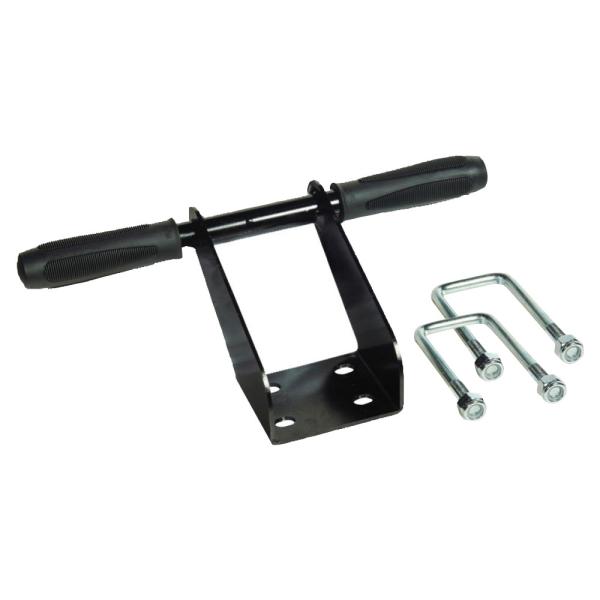 ■取り付け可能な角パイプ　45X75mm■取り付けUボルトサイズ　47x100mm●トレーラーの移動に便利なハンドルです。●トレーラー機種によっては取付できません。上記サイズ以外の角パイプに取り付けられる場合は事前にご連絡お願いします。