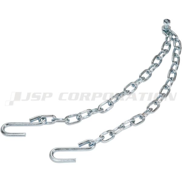 ■長さ：全長1100mm（チェーン部分のみ930mm）■両フック付き　●33コマのセーフティーチェーンとなります（1コマ28mm）●全長はフック端からフック端の長さとなります