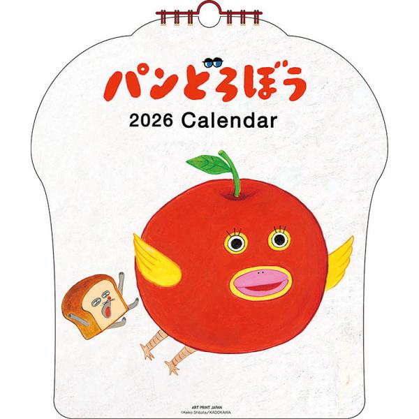 【発売日：2025年09月20日】キャラクター/パンどろぼう [2026年カレンダー]、メディア：GOODS、発売日：2025/09/20、重量：350g、商品コード：2026CL-80、JANコード/ISBNコード：4995027174802