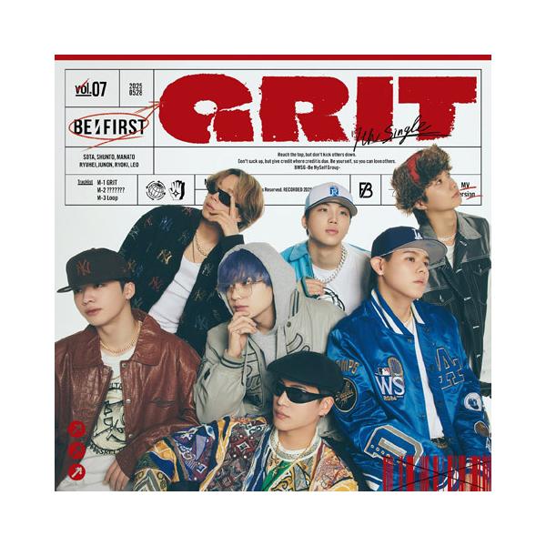 【発売日：2025年05月28日】BE:FIRST/GRIT [CD+Blu-ray (MV盤)]、メディア：CDA、発売日：2025/05/28、商品コード：AVCD-61549、JANコード/ISBNコード：4988064615490
