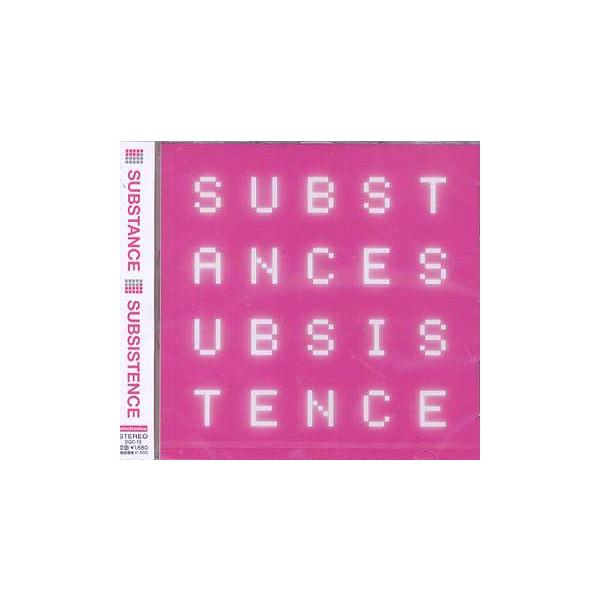 【発売日：2007年11月07日】SUBSTANCE/Subsistence、メディア：CDA、発売日：2007/11/07、商品コード：DQC-15、JANコード/ISBNコード：4543034013760