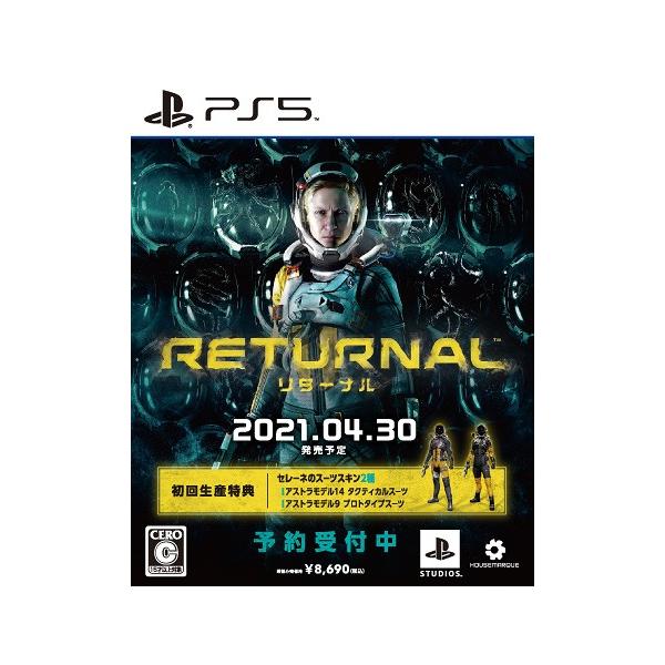 【発売日：2021年04月30日】ゲーム/Returnal、メディア：PS5、発売日：2021/04/30、商品コード：ECJS-6、JANコード/ISBNコード：4948872015967
