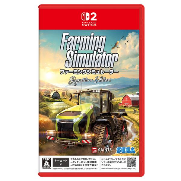 【発売日：2026年01月22日】ゲーム/Farming Simulator : Signature Edition、メディア：NSW2、発売日：2026/01/22、商品コード：GAMEKARI-2510071、JANコード/ISBNコー...