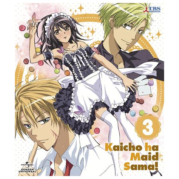 【発売日：2010年09月23日】アニメ/会長はメイド様! 3 [DVD+CD-ROM付初回限定版] [Blu-ray]、メディア：Blu-ray、発売日：2010/09/23、商品コード：GNXA-1283、JANコード/ISBNコード：...