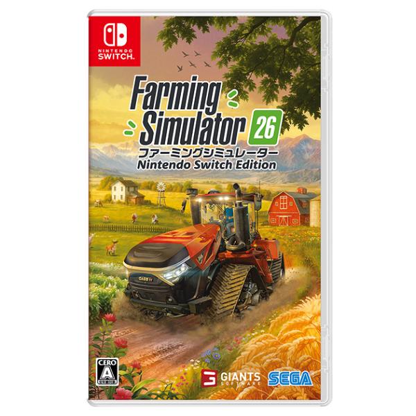 【発売日：2026年05月21日】ゲーム/Farming Simulator 26: Nintendo Switch Edition、メディア：NSW、発売日：2026/05/21、商品コード：HAC-P-BTY9A、JANコード/ISBN...