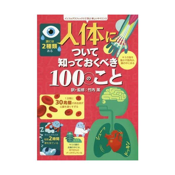 【発売日：2017年11月03日】アレックス・フリス/文 ミンナ・レイシー/文 ジョナサン・メルモス/文 マシュー・オールダム/文 フェデリコ・マリアーニ/イラスト ダニー・シュリッツ/イラスト 竹内薫/訳・監修/人体について知っておくべき...