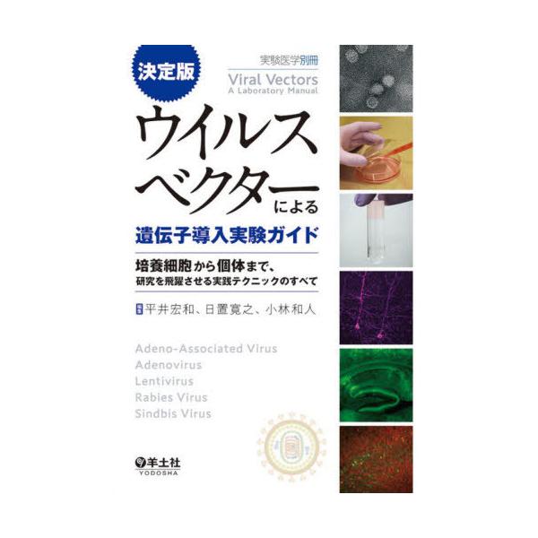 【発売日：2020年11月03日】平井宏和/編集 日置寛之/編集 小林和人/編集/ウイルスベクターによる遺伝子導入実験ガイド 決定版 培養細胞から個体まで、研究を飛躍させる実践テクニックのすべて、メディア：BOOK、発売日：2020/11、...