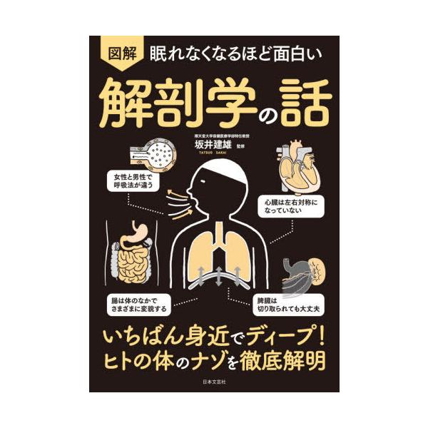 【発売日：2021年06月28日】坂井建雄/監修/図解眠れなくなるほど面白い解剖学の話、メディア：BOOK、発売日：2021/06、重量：221g、商品コード：NEOBK-2623280、JANコード/ISBNコード：9784537218848