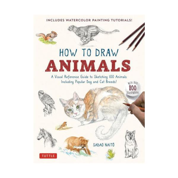 【発売日：2023年11月28日】SADAONAITO/〔著〕 〔DavidEunice/訳〕/HOW TO DRAW ANIMALS、メディア：BOOK、発売日：2023/11、重量：540g、商品コード：NEOBK-2926504、JA...