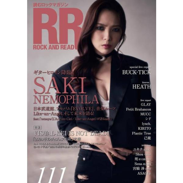 【発売日：2024年02月16日】シンコーミュージック・エンタテイメント/ROCK AND READ (ロックアンドリード) 111 【表紙】 SAKI (NEMOPHILA)、メディア：BOOK、発売日：2024/02、重量：288g、商...