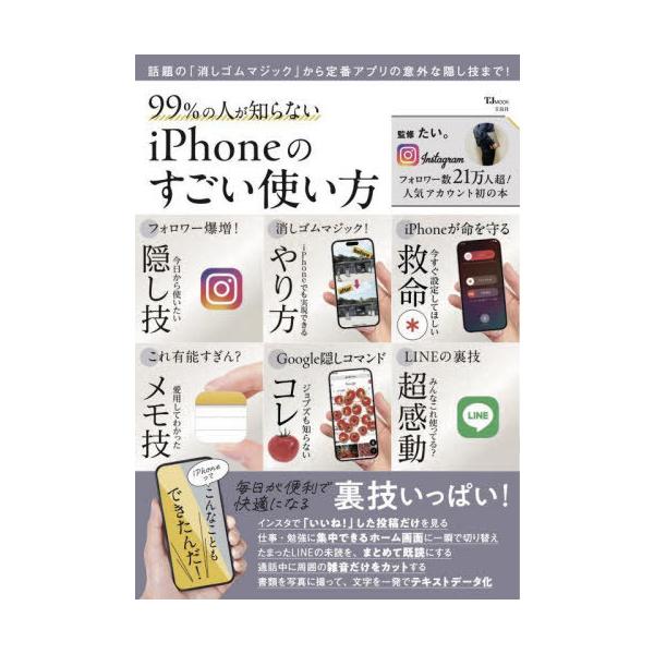 【発売日：2024年03月07日】たい。/監修/99%の人が知らないiPhoneのすごい (TJ)、メディア：BOOK、発売日：2024/03、重量：340g、商品コード：NEOBK-2955051、JANコード/ISBNコード：97842...