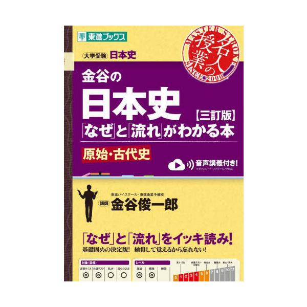 【発売日：2024年10月28日】金谷俊一郎/著/金谷の日本史「なぜ」と「流れ」がわかる本 原始・古代史 (東進ブックス)、メディア：BOOK、発売日：2024/10、重量：290g、商品コード：NEOBK-3032367、JANコード/I...