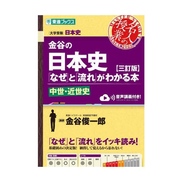 【発売日：2024年11月27日】金谷俊一郎/著/金谷の日本史「なぜ」と「流れ」がわかる本 中世・近世史 (東進ブックス)、メディア：BOOK、発売日：2024/11、重量：340g、商品コード：NEOBK-3041824、JANコード/I...