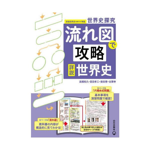 【発売日：2025年02月08日】高橋和久/〔ほか〕著/世界史探究流れ図で攻略詳説世界史、メディア：BOOK、発売日：2025/02、重量：340g、商品コード：NEOBK-3064420、JANコード/ISBNコード：9784634041141