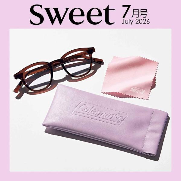 【発売日：2026年06月12日】宝島社/sweet (スウィート) 2026年7月号 【表紙】 森香澄 【付録】 Coleman コールマン 調光サングラス、サングラスケース、めがねふき、メディア：BOOK、発売日：2026/06、重量：...