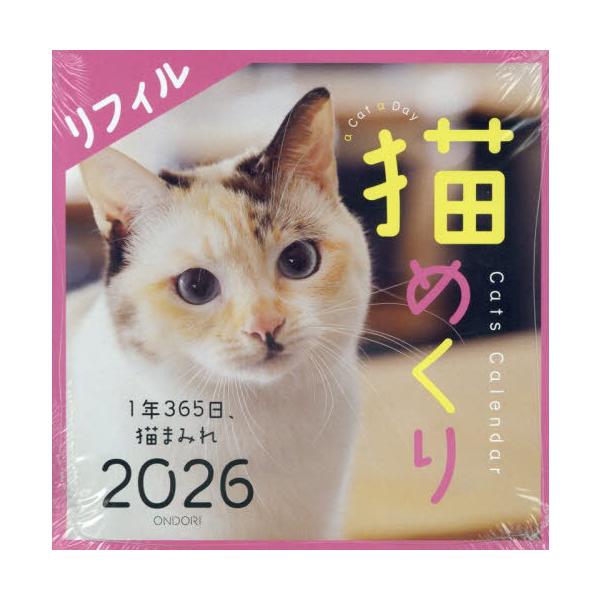 【発売日：2025年09月28日】中央経済グループ/Cats Calendar 猫めくり 2026 リフィル、メディア：BOOK、発売日：2025/09、重量：532g、商品コード：NEOBK-3137710、JANコード/ISBNコード：...