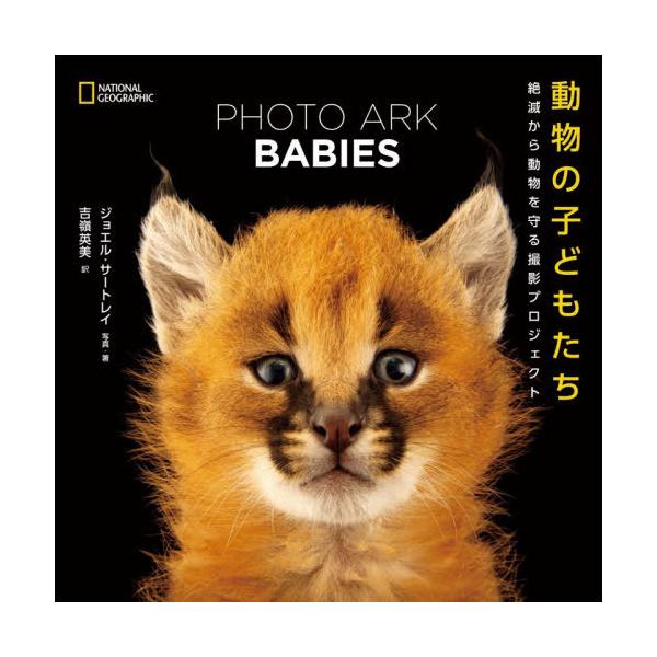 【発売日：2026年04月16日】ジョエル・サートレイ/写真・著 吉嶺英美/訳/動物の子どもたち 絶滅から動物を守る撮影プロジェクト / 原タイトル:PHOTO ARK BABIES (NATIONAL)、メディア：BOOK、発売日：202...