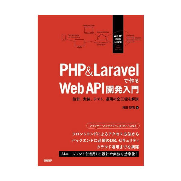 【発売日：2026年04月17日】増田智明/著/PHP &amp; Laravelで作るWeb API開発入門 設計、実装、テスト、運用の全工程を解説、メディア：BOOK、発売日：2026/04、重量：600g、商品コード：NEOBK-32...