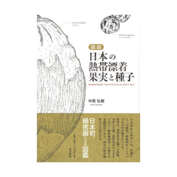 【発売日：2026年05月02日】中西弘樹/著/図説 日本の熱帯漂着果実と種子、メディア：BOOK、発売日：2026/05、重量：500g、商品コード：NEOBK-3209537、JANコード/ISBNコード：9784861245572
