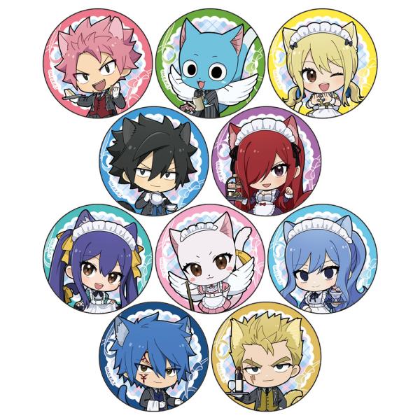 【発売日：2026年07月31日】FAIRY TAIL 100年クエスト トレーディング 缶バッジ (猫耳給仕服 / ミニキャラ) BOX、メディア：GOODS、発売日：2026/07、重量：150g、商品コード：NEOGDS-101673...
