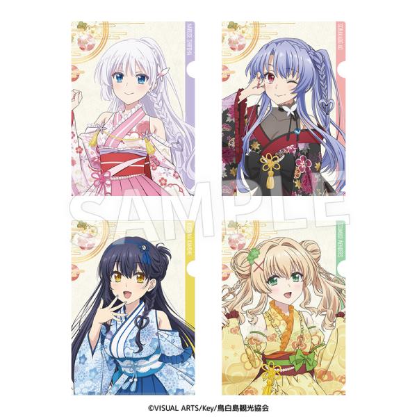 【発売日：2026年06月30日】TVアニメ 『Summer Pockets』 和風ロリィタ衣装 クリアファイル 4種セット、メディア：GOODS、発売日：2026/06、重量：100g、商品コード：NEOGDS-1024089、JANコー...