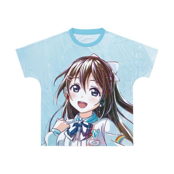 【発売日：2026年09月30日】ラブライブ! 虹ヶ咲学園スクールアイドル同好会 描き下ろし 桜坂しずく ミラクル STAY TUNE! Ani-Art フルグラフィック Tシャツ ユニセックス / M、メディア：GOODS、発売日：202...