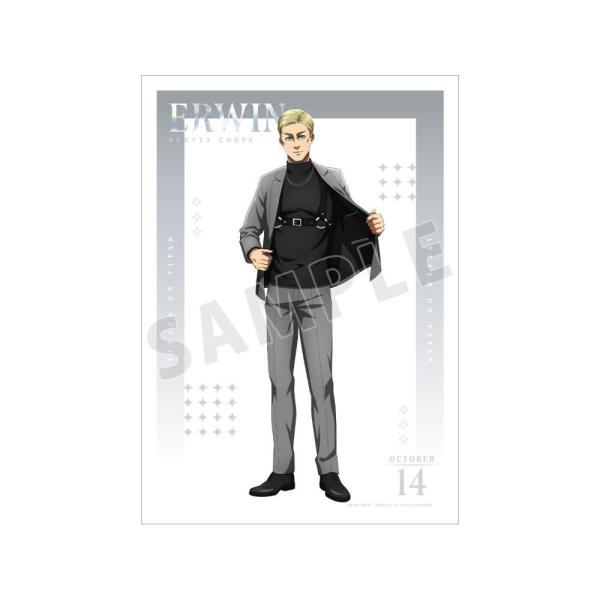 【発売日：2026年09月30日】TVアニメ 『進撃の巨人』 描き下ろし エルヴィン ハーネススタイル Ver. A3 マット加工ポスター、メディア：GOODS、発売日：2026/09、重量：180g、商品コード：NEOGDS-102787...