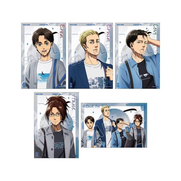 【発売日：2026年08月31日】進撃の巨人 描き下ろし シミラールック Ver. 第2弾 ポストカード 5枚セット、メディア：GOODS、発売日：2026/08、重量：25g、商品コード：NEOGDS-1034046、JANコード/ISB...