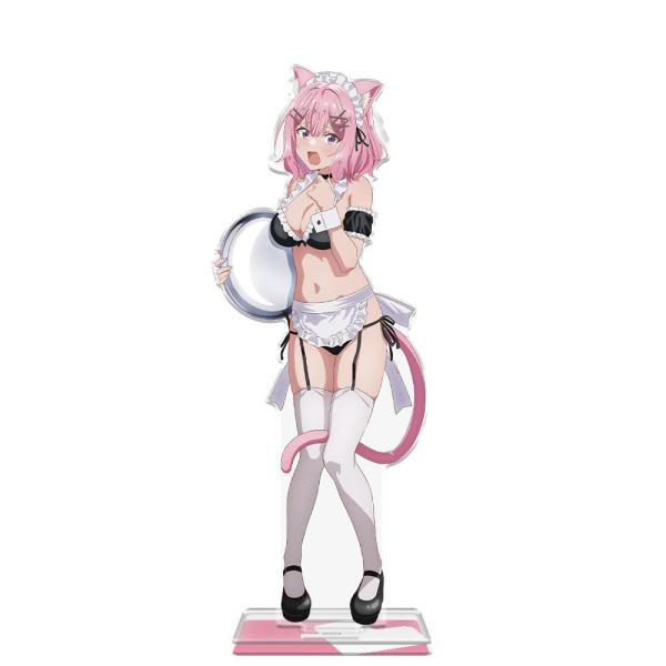 【発売日：2026年07月31日】わたしが恋人になれるわけないじゃん、ムリムリ! (※ムリじゃなかった!?) BIGアクリルキャラスタンド 甘織れな子 猫耳水着メイド Ver. 【描き下ろし】、メディア：GOODS、発売日：2026/07、...
