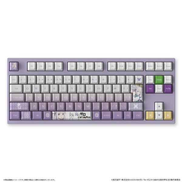 【発売日：2026年12月31日】Re:ゼロから始める異世界生活 AMICIS ゲーミングキーボード 80HE 日本語配列 エミリア Edition、メディア：GOODS、発売日：2026/12、重量：1100g、商品コード：NEOGDS-...