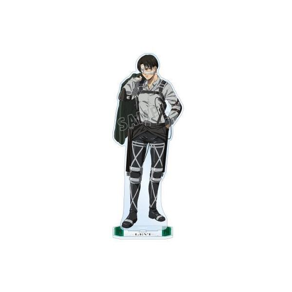 【発売日：2025年09月30日】進撃の巨人 リヴァイ 特大アクリルスタンド、メディア：GOODS、発売日：2025/09、重量：125g、商品コード：NEOGDS-885201、JANコード/ISBNコード：4573643027902