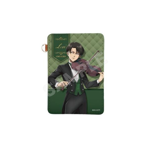 【発売日：2025年09月30日】進撃の巨人 四重奏 Ver. レザーパスケース / 03 リヴァイ、メディア：GOODS、発売日：2025/09、重量：30g、商品コード：NEOGDS-908620、JANコード/ISBNコード：4582...