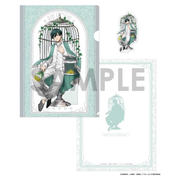 【発売日：2026年07月31日】ブルーロック クリアファイル &amp; ダイカットステッカー セット 〜Flower Cage〜 2. 糸師凛、メディア：GOODS、発売日：2026/07、重量：30g、商品コード：NEOGDS-989...