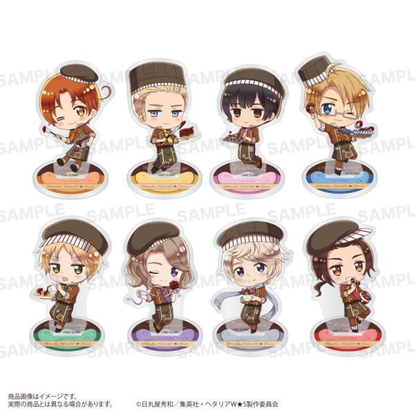 【発売日：2026年04月30日】ヘタリア World★Stars トレーディング アクリルスタンド (きゃらほっぴん!) ショコラティエ Ver. BOX、メディア：GOODS、発売日：2026/04、重量：200g、商品コード：NEOG...