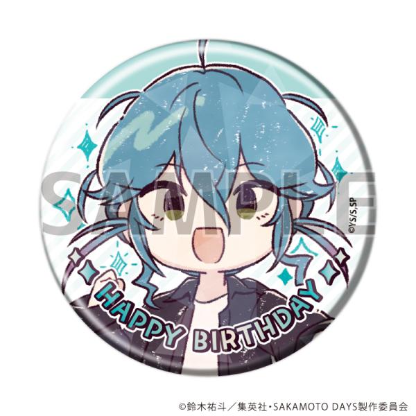 【発売日：2026年05月31日】ホログラム缶バッジ (57mm) 「SAKAMOTO DAYS」 21 / 赤尾晶 誕生日 Ver. (グラフアート イラスト)、メディア：GOODS、発売日：2026/05、重量：15g、商品コード：NE...