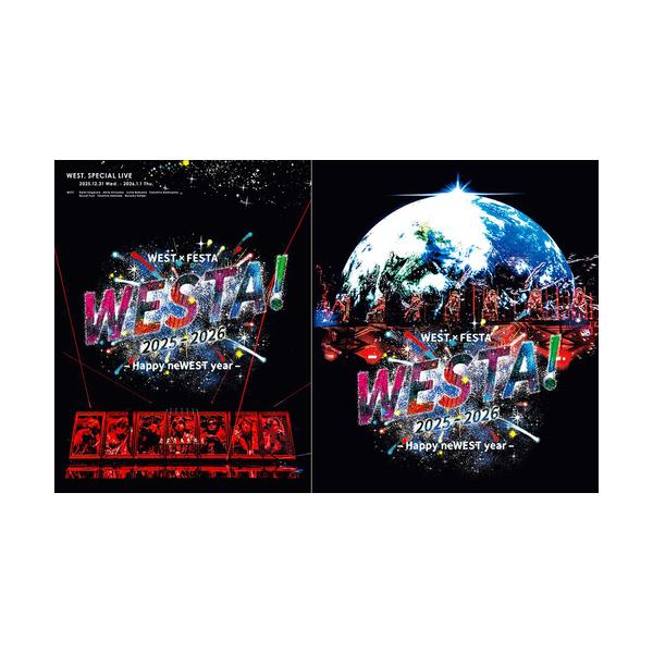 【発売日：2026年07月15日】WEST./WEST. SPECIAL LIVE 『WESTA!』 2025-2026 [Blu-ray 初回盤+通常盤] [2形態一括購入セット]、メディア：Blu-ray、発売日：2026/07/15、...
