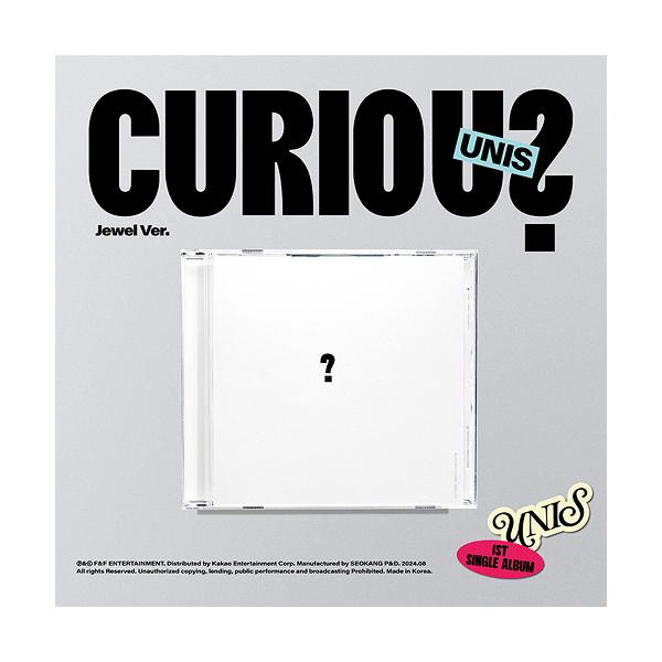 【発売日：2024年08月14日】UNIS/キュリオス (1st Single Album) (Jewel Ver.) [輸入盤]、メディア：CDA、発売日：2024/08/14、重量：170g、商品コード：NEOIMP-21801、JAN...