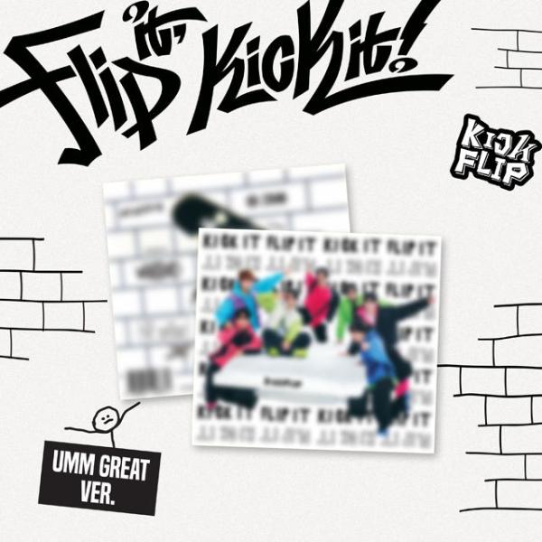 【発売日：2025年01月29日】KickFlip/フリップ・イット、キック・イット! (1st Mini Album) (Umm Great ver.) [輸入盤]、メディア：CDA、発売日：2025/01/29、重量：200g、商品コー...