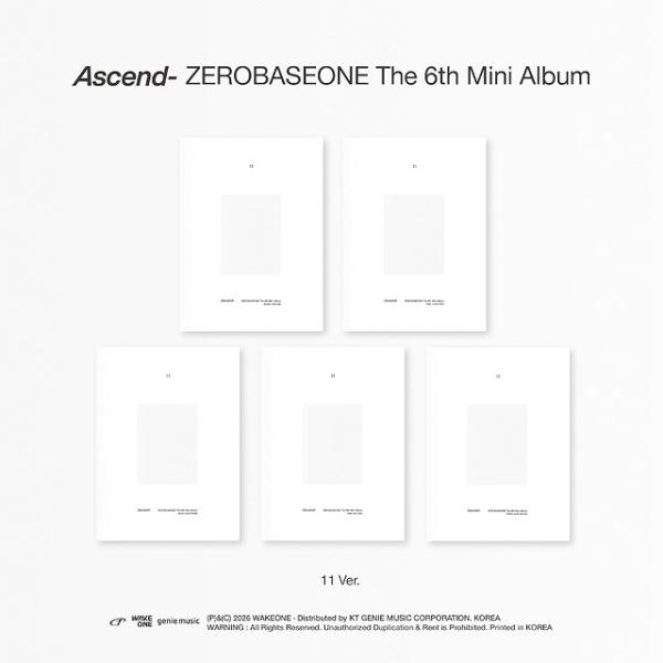 【発売日：2026年05月27日】ZEROBASEONE/Ascend- (6th Mini Album) (11 Ver.) [輸入盤]、メディア：CDA、発売日：2026/05/27、重量：150g、商品コード：NEOIMP-24718...