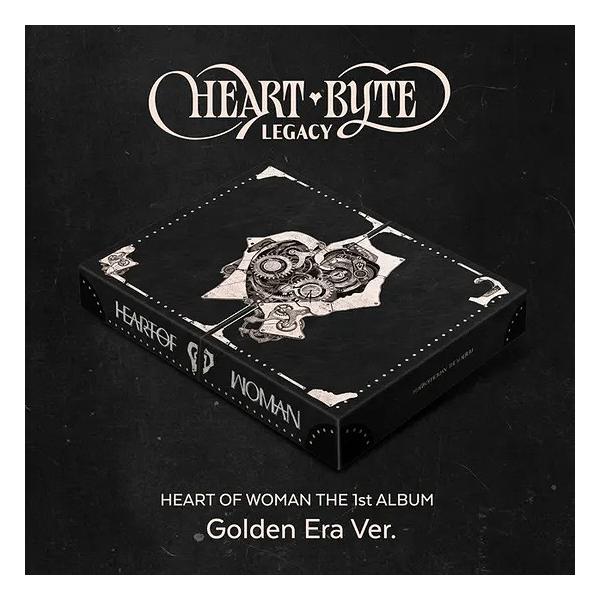 【発売日：2026年06月06日】HEART OF WOMAN/Heart Byte : LEGACY (1st ALBUM) (Golden Era ver.) [輸入盤]、メディア：CDA、発売日：2026/06/06、重量：360g、...