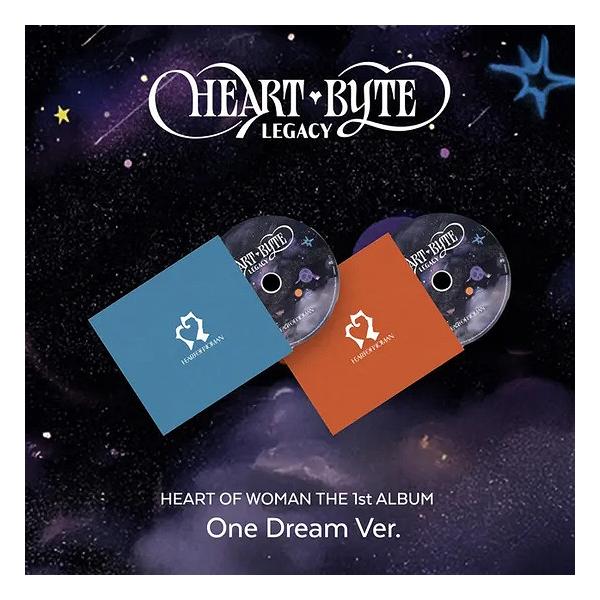 【発売日：2026年06月06日】HEART OF WOMAN/Heart Byte : LEGACY (1st ALBUM) (One Dream ver.) [輸入盤]、メディア：CDA、発売日：2026/06/06、重量：140g、商...