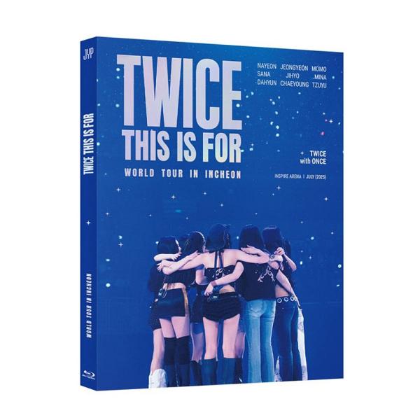 【発売日：2026年08月22日】TWICE/TWICE ＜THIS IS FOR＞ WORLD TOUR IN INCHEON Blu-ray [限定盤] [輸入盤]、メディア：Blu-ray、発売日：2026/08/22、重量：300g...