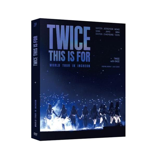 【発売日：2026年07月22日】TWICE/TWICE ＜THIS IS FOR＞ WORLD TOUR IN INCHEON DVD [限定盤] [輸入盤]、メディア：DVD、発売日：2026/07/22、重量：500g、商品コード：N...