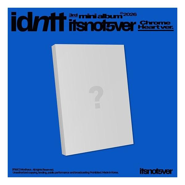 【発売日：2026年07月22日】idntt/itsnotover (3rd mini album) [輸入盤]、メディア：CDA、発売日：2026/07/22、重量：490g、商品コード：NEOIMP-25074、JANコード/ISBNコ...