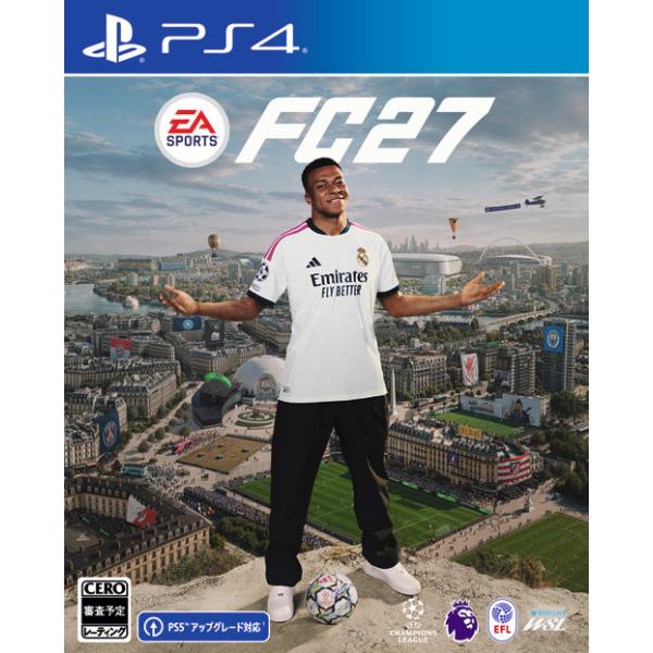 【発売日：2026年09月25日】ゲーム/EA SPORTS FC 27、メディア：PS4、発売日：2026/09/25、商品コード：PLJM-17467、JANコード/ISBNコード：4938833024916