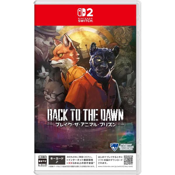 【発売日：2026年03月05日】ゲーム/Back to the Dawn〜ブレイク・ザ・アニマル・プリズン〜 [通常版]、メディア：NSW2、発売日：2026/03/05、商品コード：POT-P-ABLJA、JANコード/ISBNコード：...