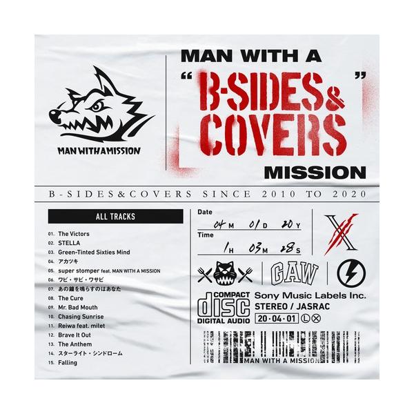【発売日：2020年04月01日】MAN WITH A MISSION/MAN WITH A "B-SIDES &amp; COVERS" MISSION、メディア：CDA、発売日：2020/04/01、商品コード：SRCL-11379、J...